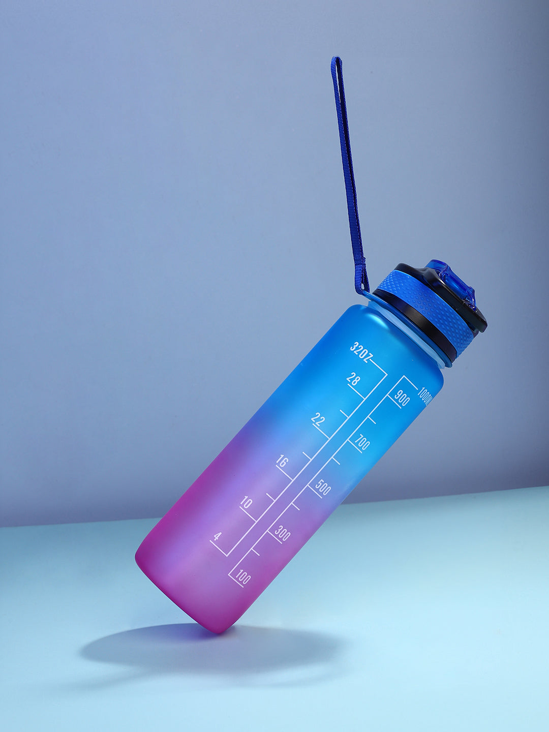 The Hydration Itinerary Sipper (1000 Ml) - Indigo Blue & Amethyst Purp