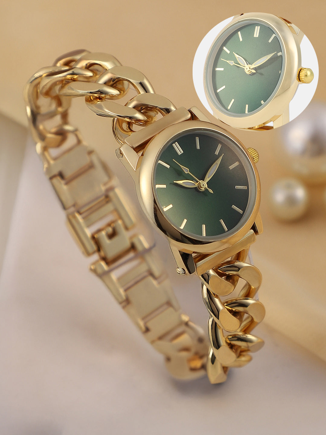 Haute Sauce Emerald Green Round Watch - HSWC1401